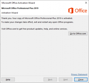 MS Office Change License - Software Self Help Guides